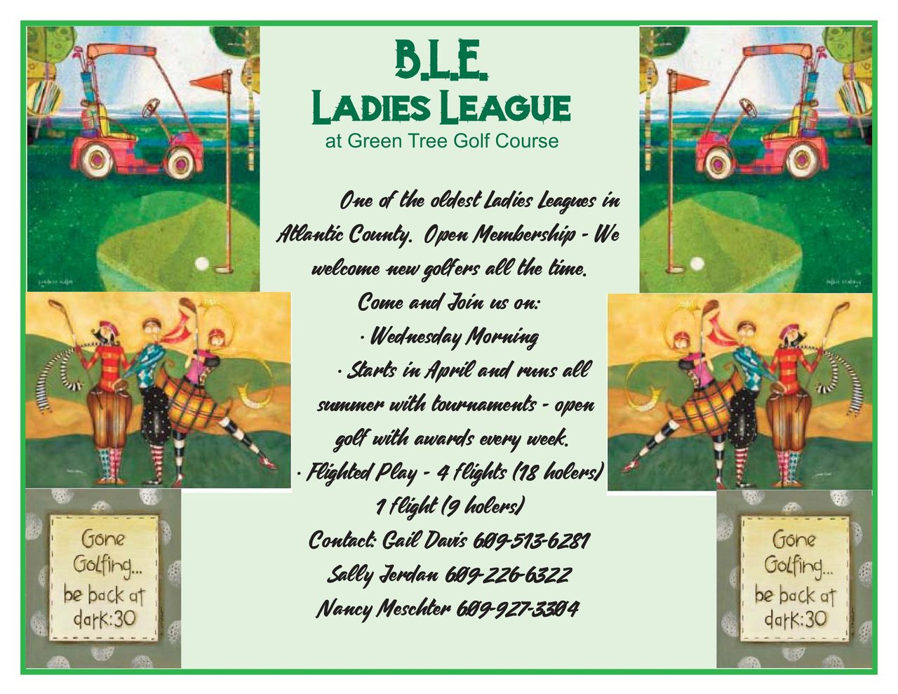 Leagues - John F Gaffney Green Tree Golf Course